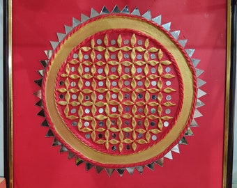 Buy Jharokha Wall Lippan Art Wall Hanging Wall Art Home Decor Online in ...