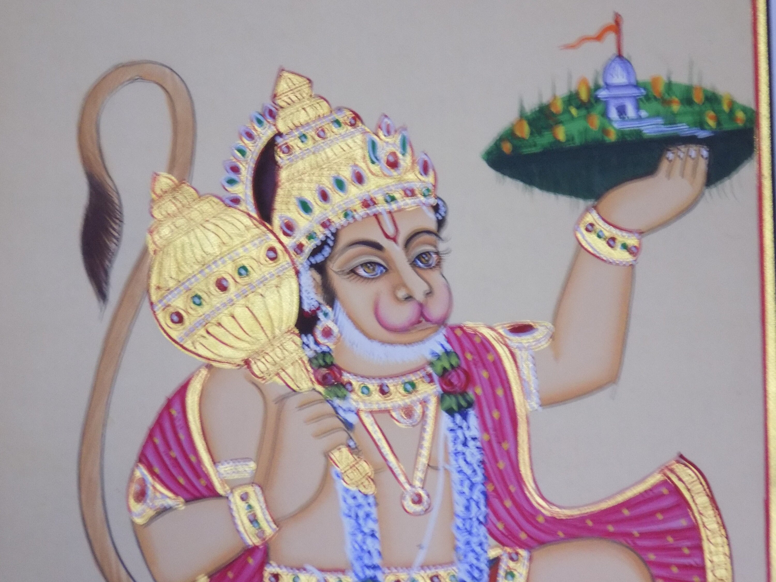 Lord Hanuman Painting, Hanuman, Hanuman Hand Painting, Hanuman Painting ...