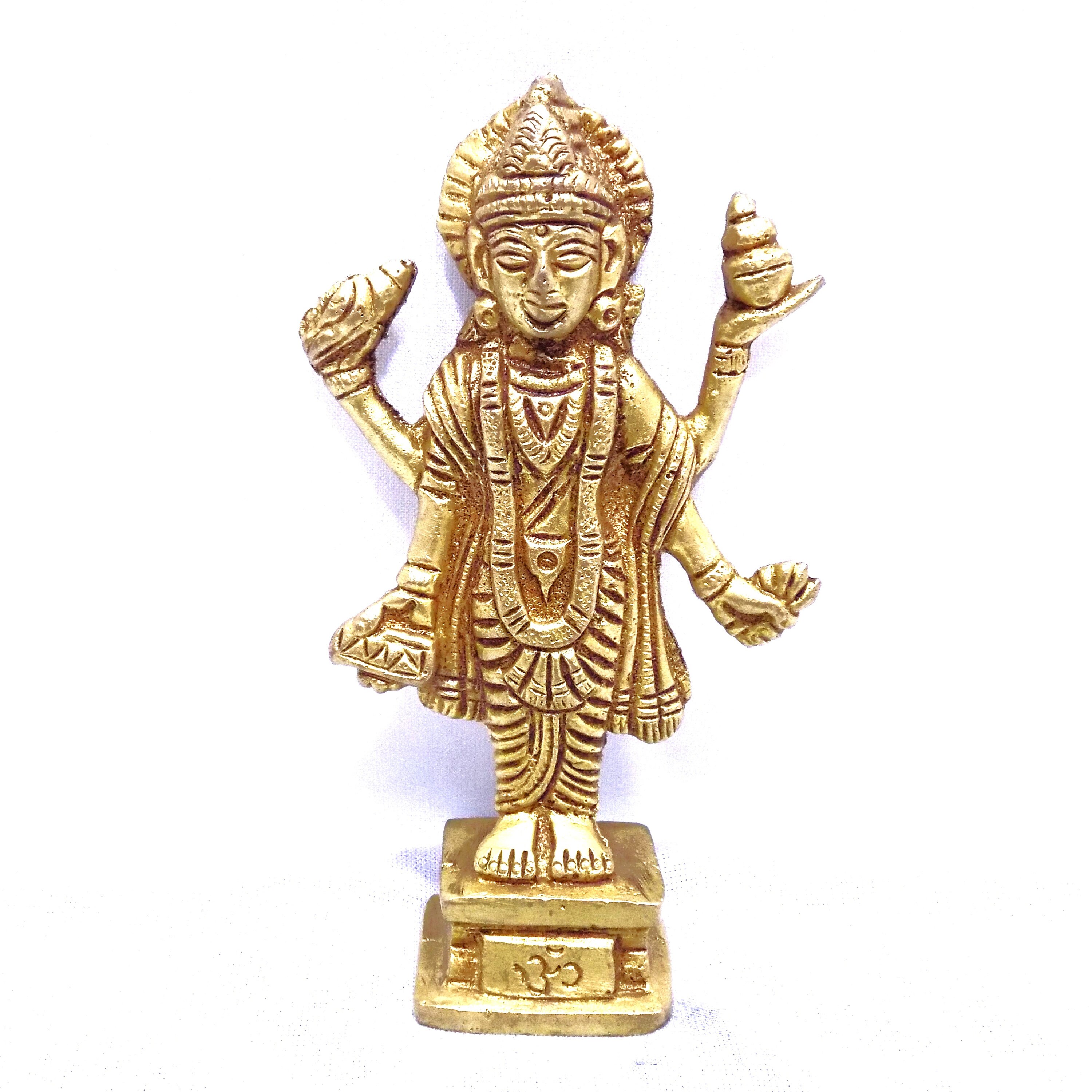 Lord Vishnu Standing Statue Lord Vishnu Narayan Statue - Etsy