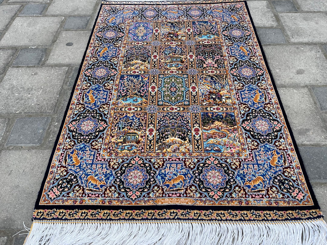 High Quality Silk Carpet Silk on Silk 2x3 Abstract - Etsy