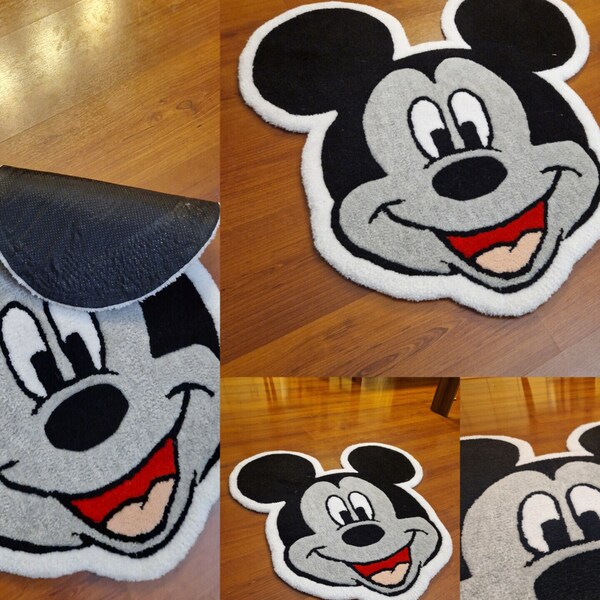 Mickey Mouse Bedroom Rug - Etsy