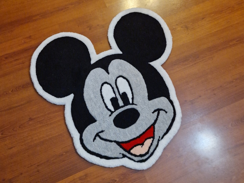 Mickey Mouse Custom Tufted Handmade Rug for Children Room Kids Bedroom ...
