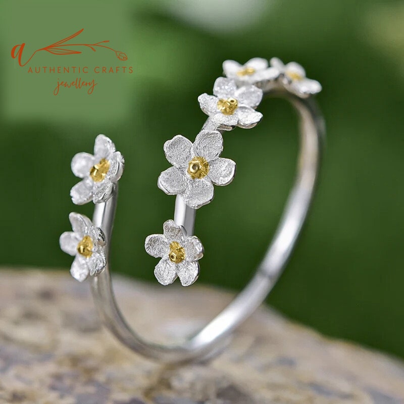 Forget Me Not Ring - Etsy