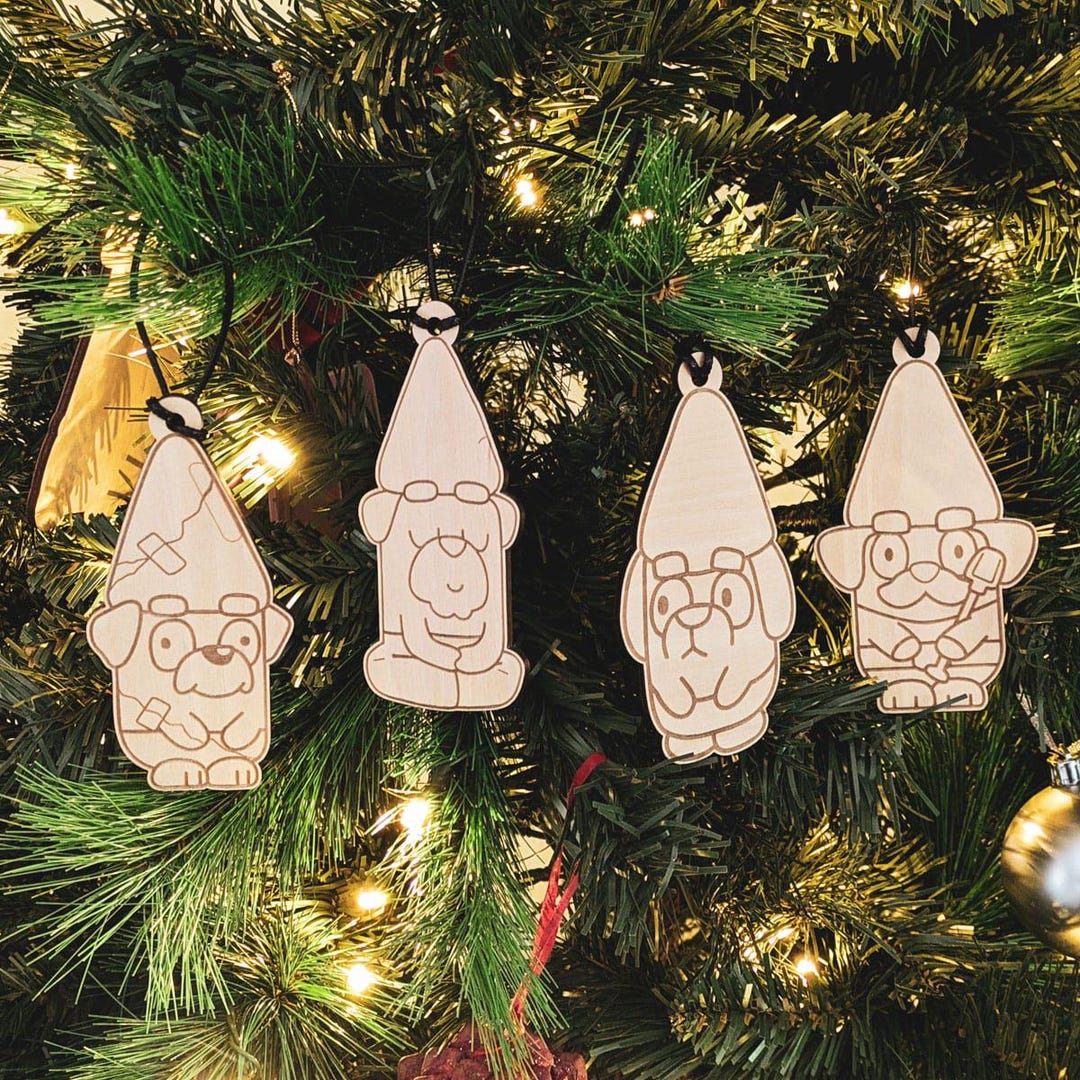 Bluey the Gnomes Ornament / Bag Tag / Fridge Magnet - Etsy