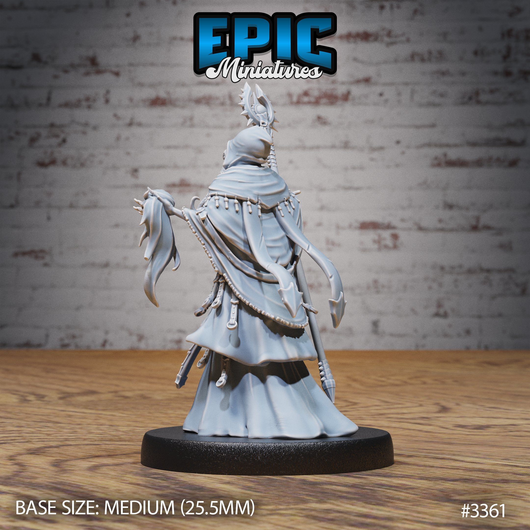 Mind Flayer Lich With Staff Miniature for Dungeons & Dragons Free ...