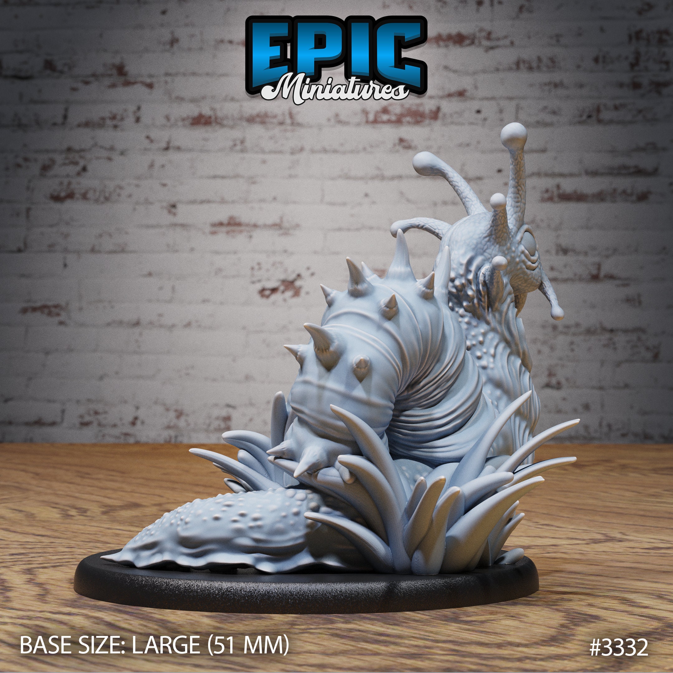 Giant Snail Insectoid Miniature for Dungeons & Dragons Fantasy Tabletop ...