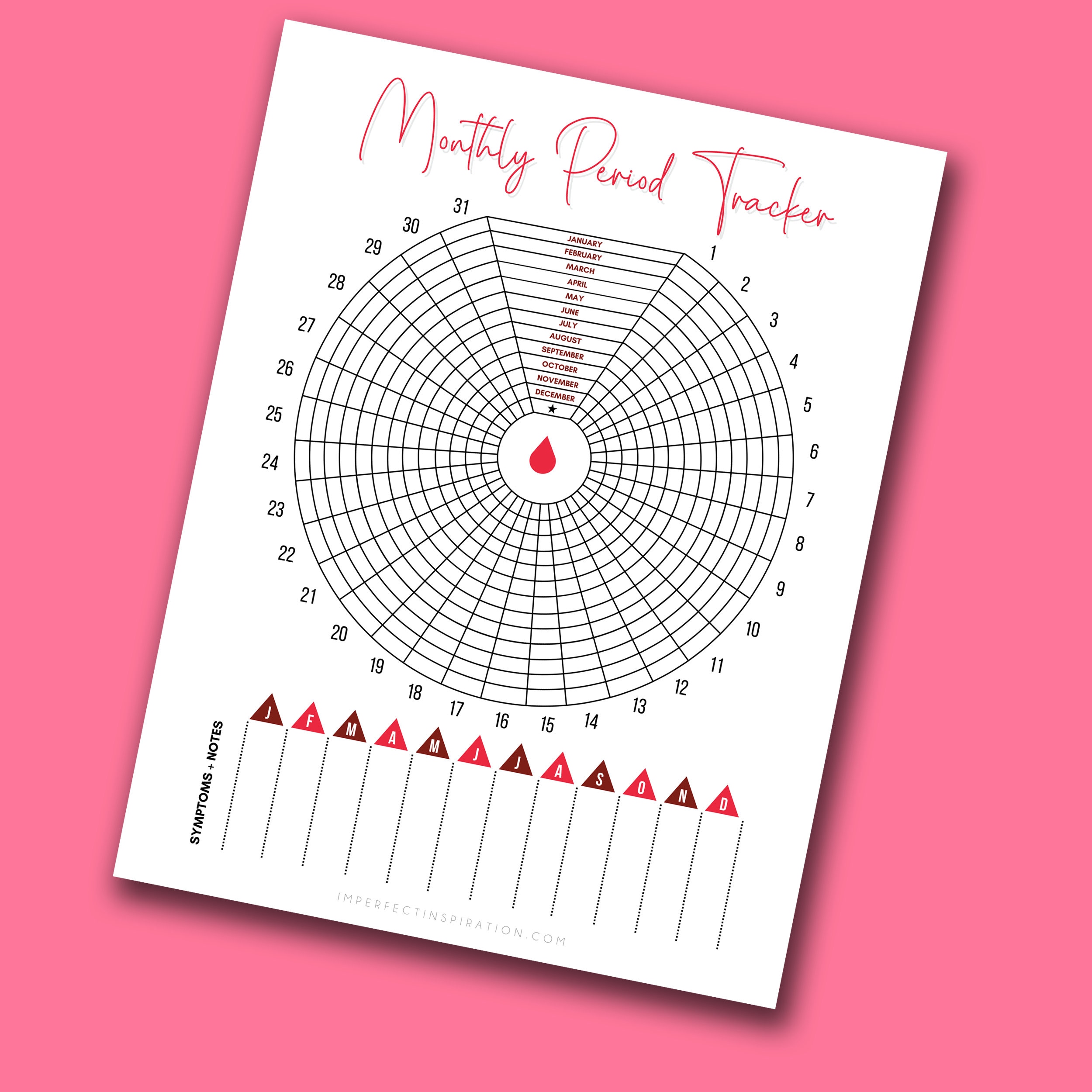 Period Tracker, Ovulation, Mood Tracker, With Lunar Cycle Planner ...