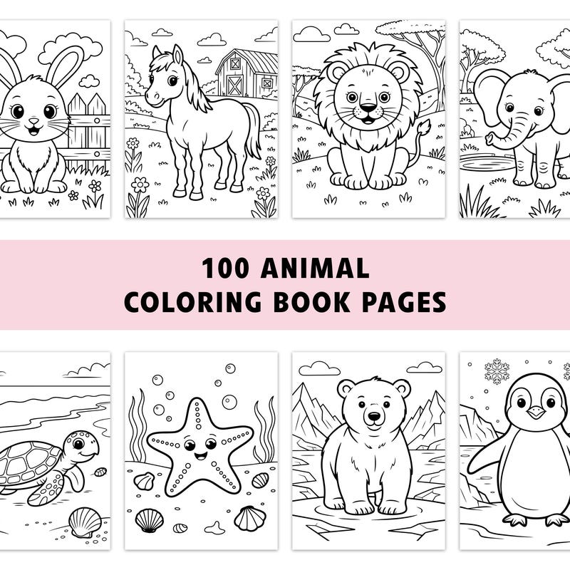 Farms Coloring Book - Etsy