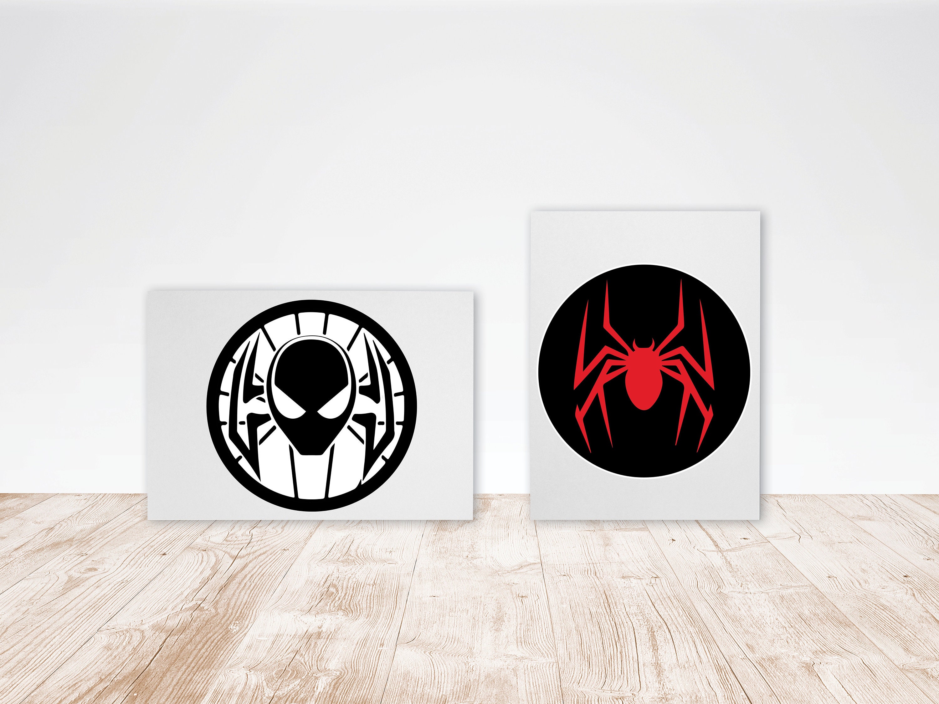 Spiderman Custom Logos Spider Icons 20 High Quality SVG/JPG/PNG Bundle ...