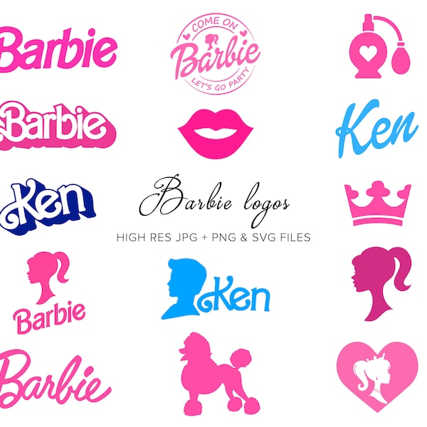 Barbie Logo Bundle - Etsy Denmark