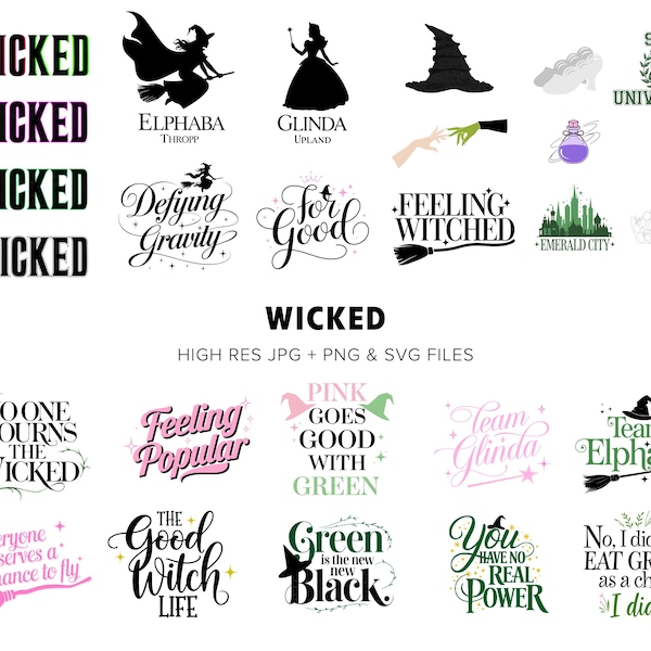 Wicked the Movie Svg - Etsy