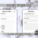 Story Writing Plot Template Planner for Authors, Writers. Plan Your ...