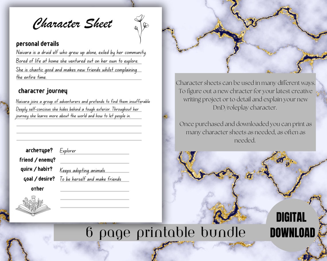 Story Writing Plot Template Planner for Authors, Writers. Plan Your ...