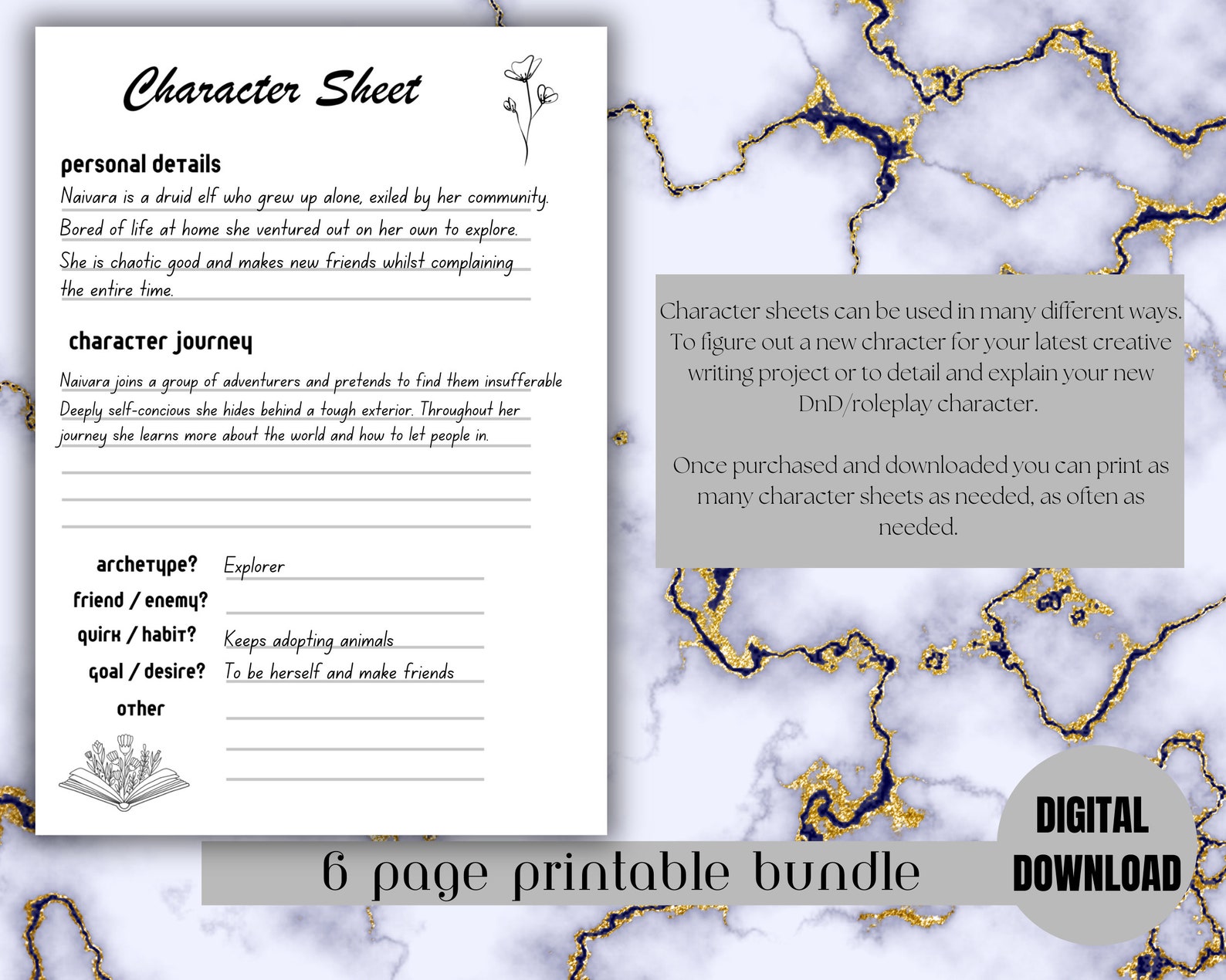 Story Writing Plot Template Planner for Authors, Writers. Plan Your ...