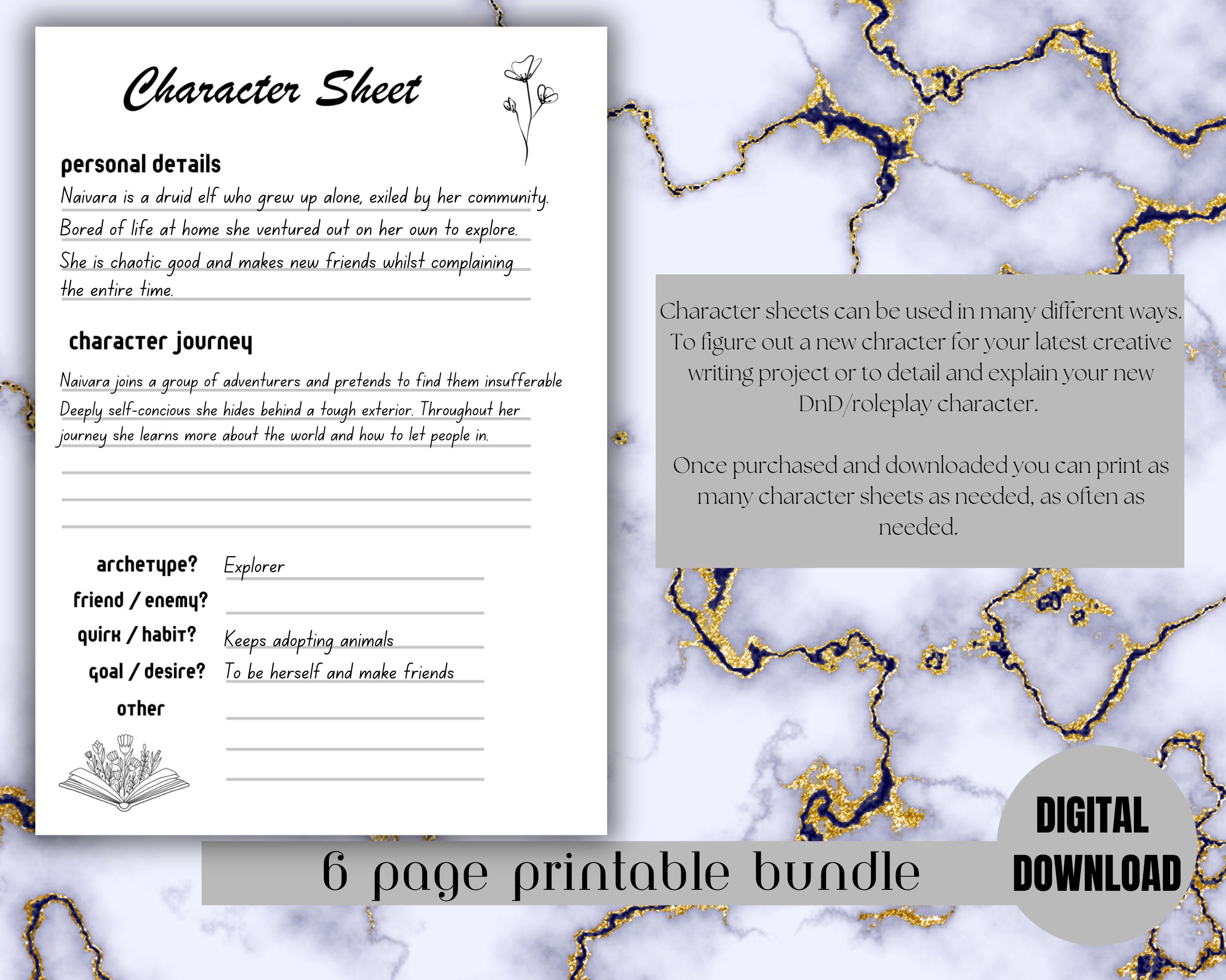 Story Writing Plot Template Planner for Authors, Writers. Plan Your ...