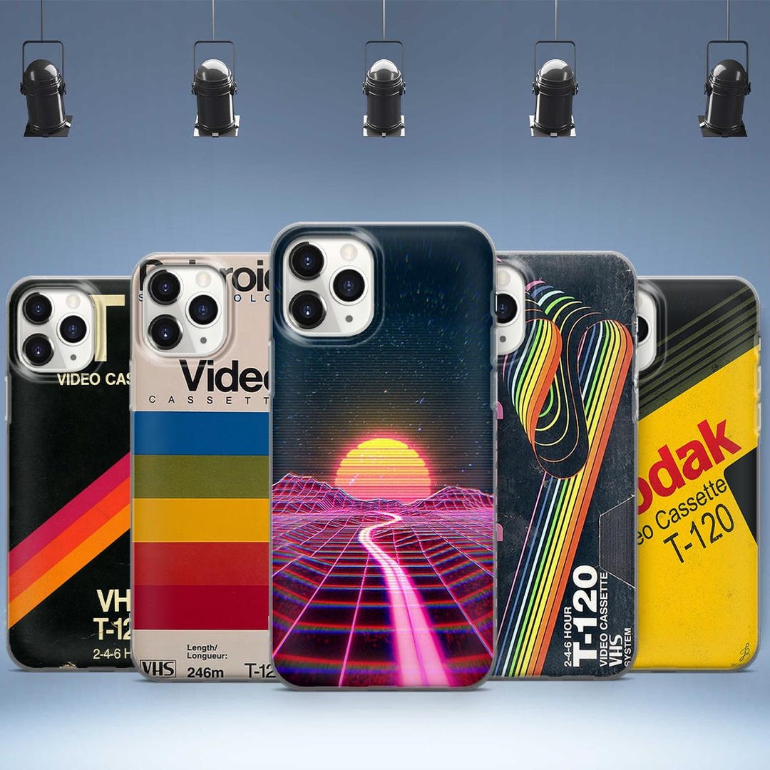 Retro VHS Video Tape Phone Case Video Cassette for iPhone 17 Promax 16 ...