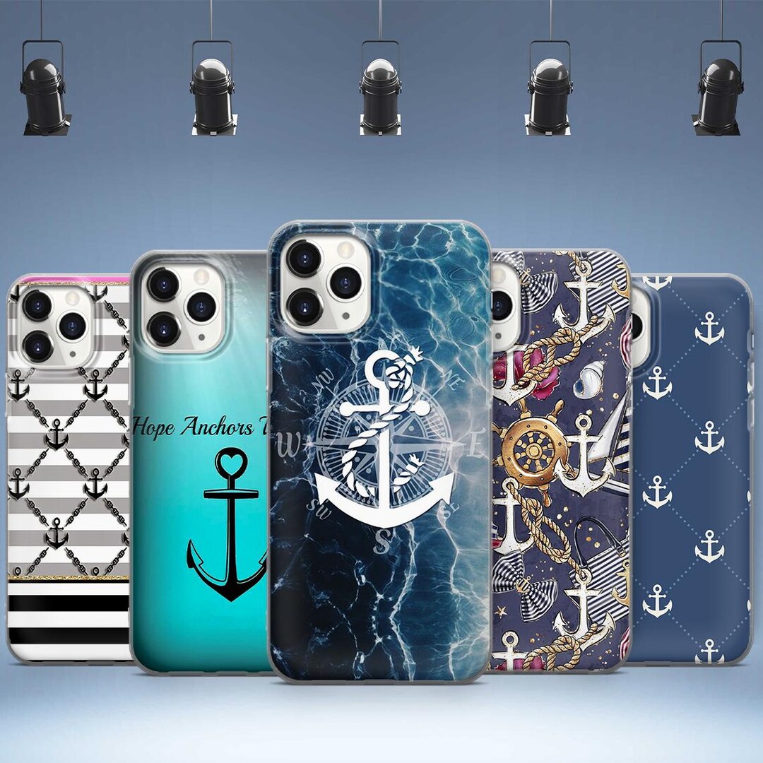 Nautical Anchor Phone Case Sailors Luck iPhone Case, Samsung Galaxy Phone Case, Google Pixel ...