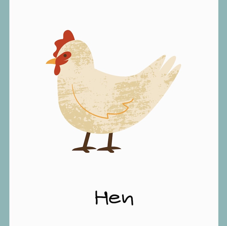 Printable Learn Farm Animals - Etsy