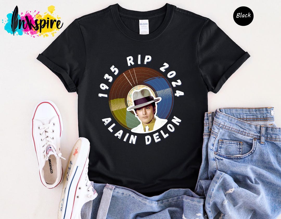 Alain Delon Shirt, Alain Delon Rip Shirt, Movie Lover Shirt, Alain ...