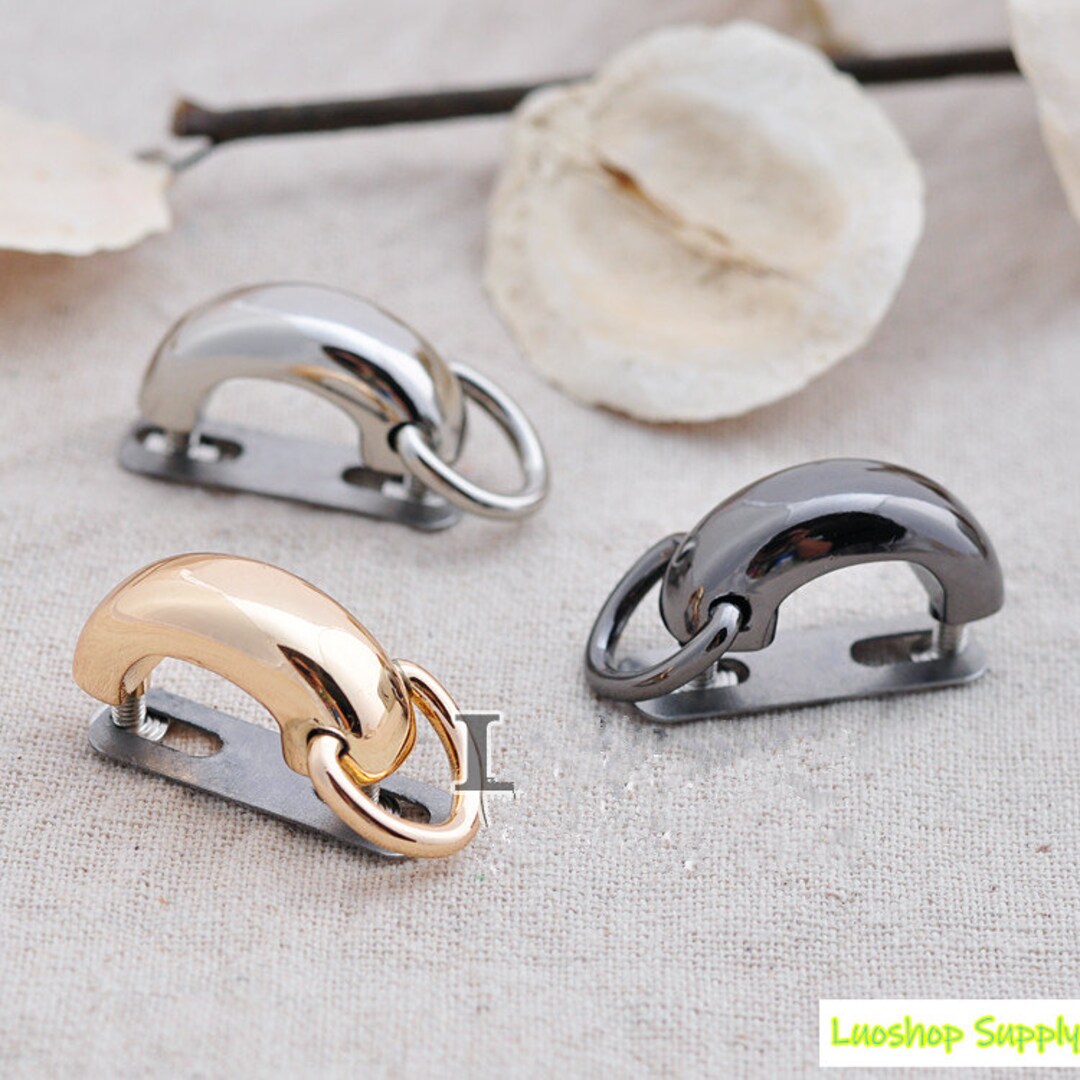 4pcs Bridge Buckle , Metal D-ring Bag Connector,arch Bridge With Screws ...