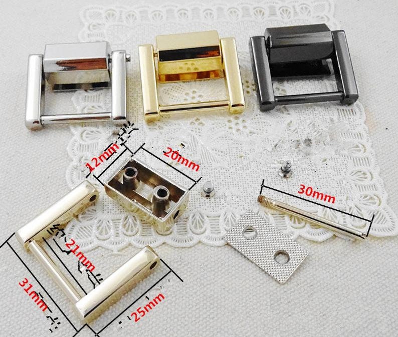 2pcs Bag Chain Strap Connector,leather Clip ,square Connector CC-041 - Etsy