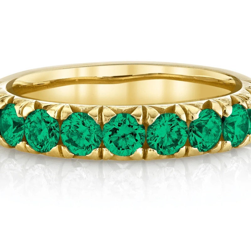 Emerald Pave - Etsy
