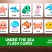 10 Under the Sea Flash Cards, Montessori Flash Cards, Teaching ...
