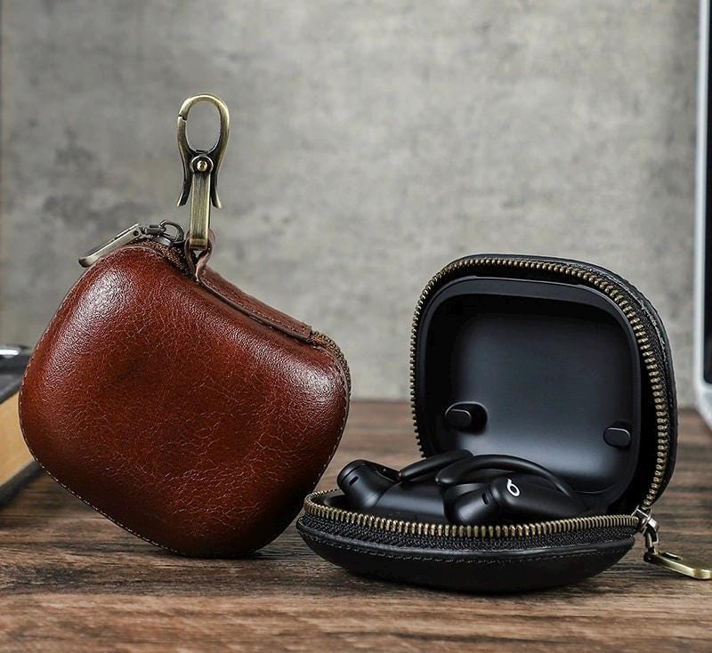 Personalized Engraving Custom Cowhide Leather Power Beats Pro2 ...