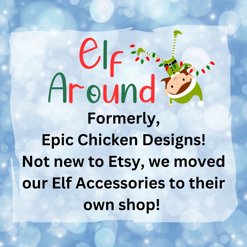 Kris Kringle Chicken Elf Set | Elf Apron | Apron for Elf | Elf Apron ...