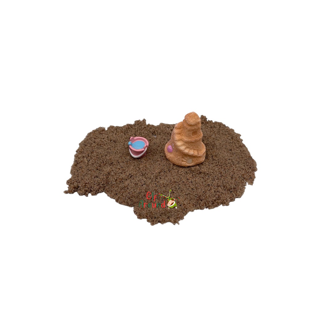 Miniature Sandcastle for Elf | Elf Size Beach | Miniature Sandcastle ...