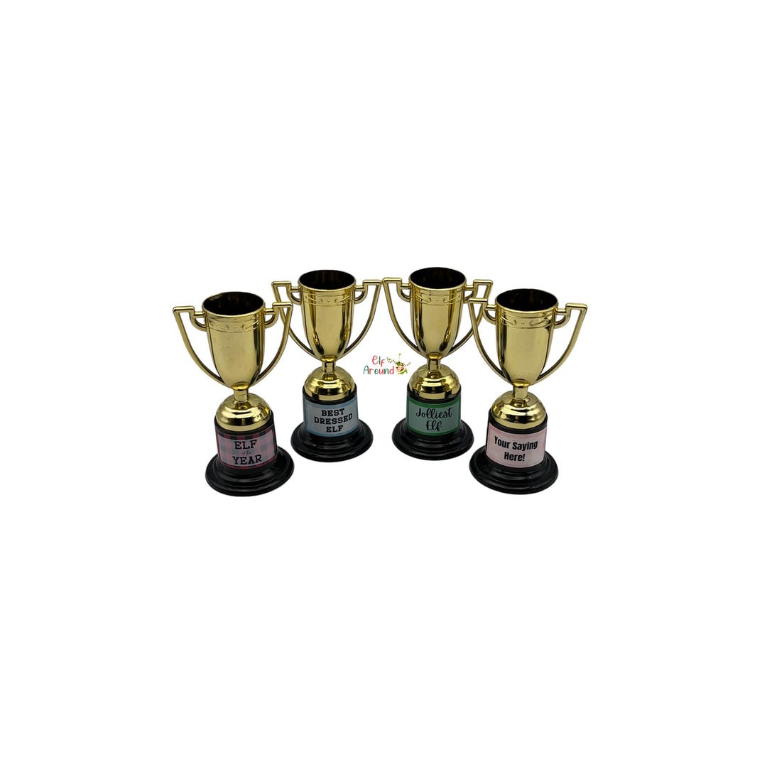 Custom Mini Trophy Custom Miniature Trophy Elf Trophy Doll Trophy Elf ...