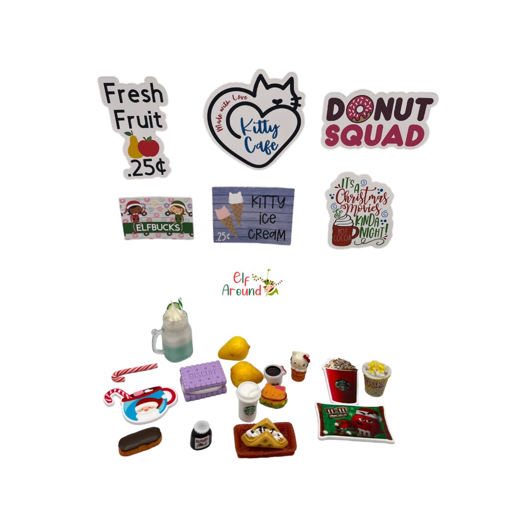 6+ Day Food Set for Elf | Elf Set | Elf Kit | Elf Size Food | Elf Food ...