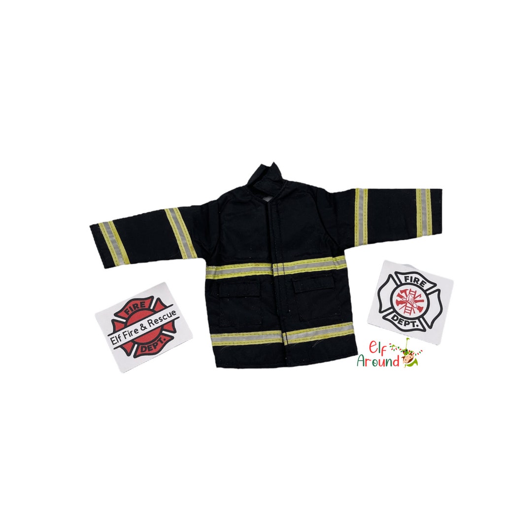 Fireman Jacket for Elf Elf Fireman Jacket Elf Clothes Elf Props Elf ...