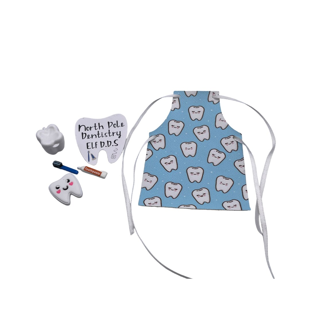 Dentist Elf Set | Dentist Elf | Elf Dentist Set | Christmas Elf | Apron ...