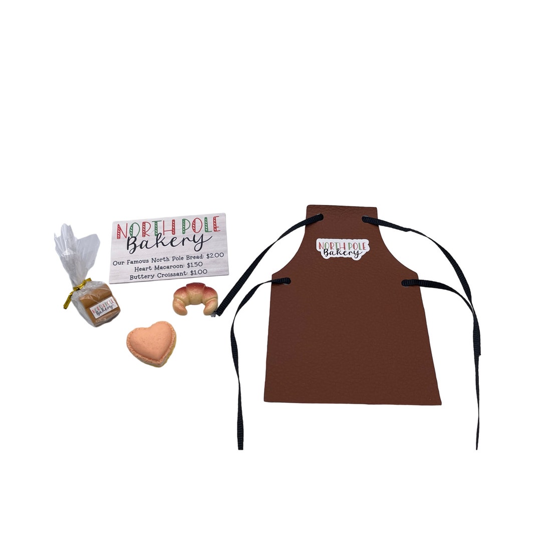 North Pole Bakery Set for Elf | Elf Apron | Elf Bakery | Elf Food ...