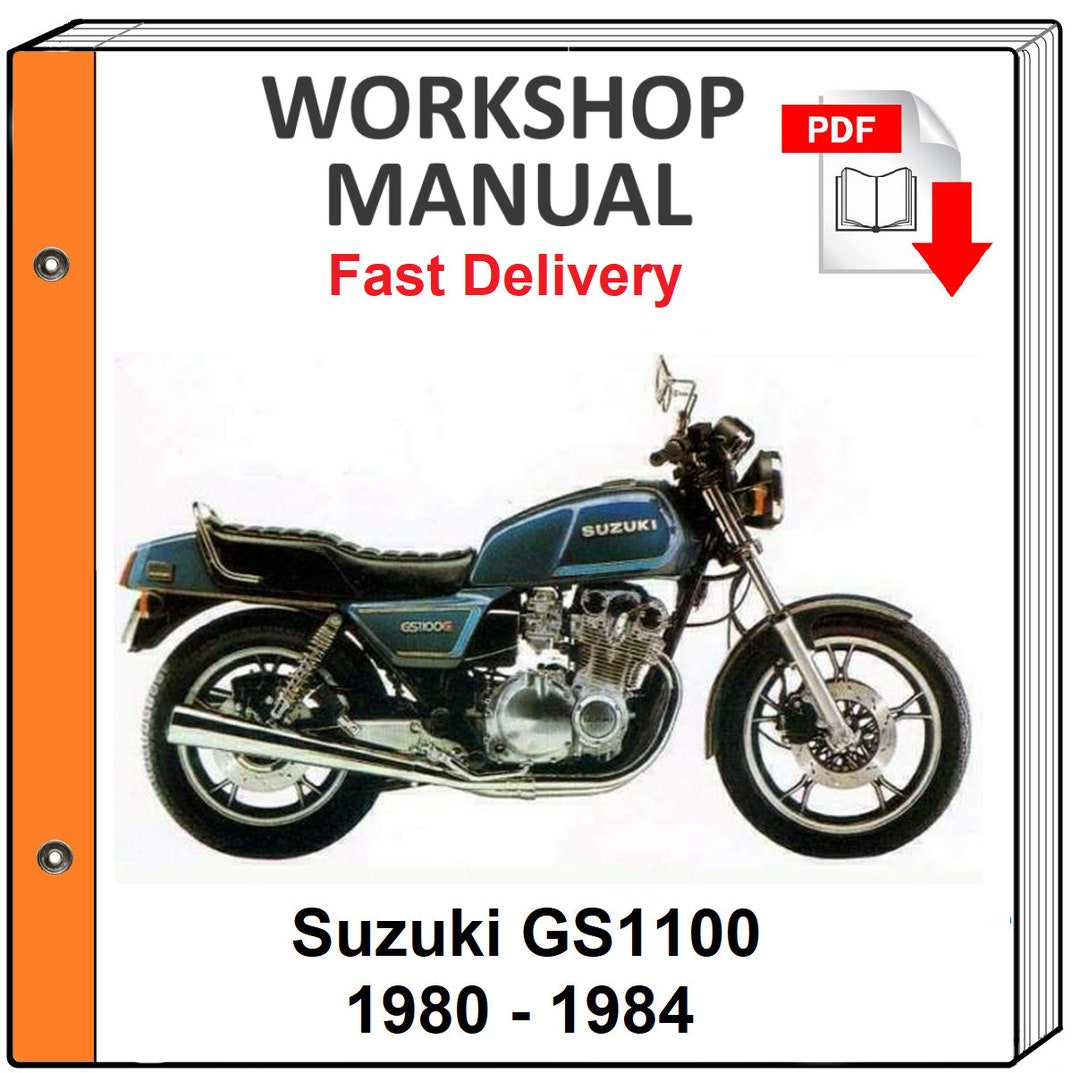 Suzuki Gs1100 1980 1981 1982 1983 1984 Service Repair Shop Manual - Etsy