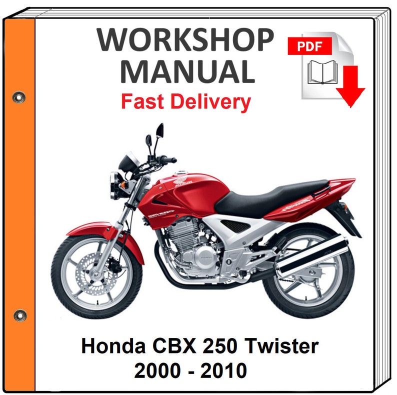 Honda Cbx 250 / Twister 2005 2006 2007 2008 2009 Service Repair ...
