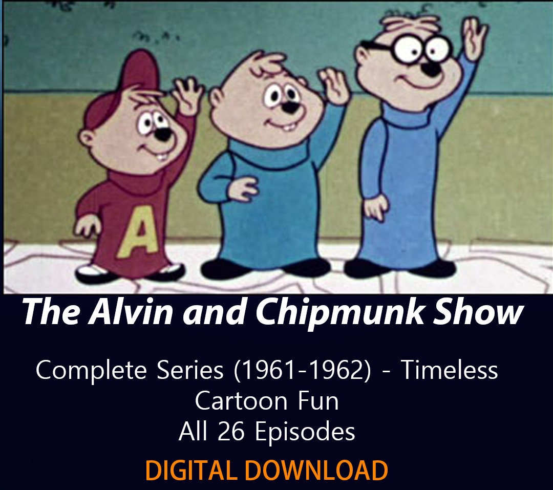 Alvin and Chipmunk Show Complete Series 1961-1962 Timeless Cartoon Fun ...