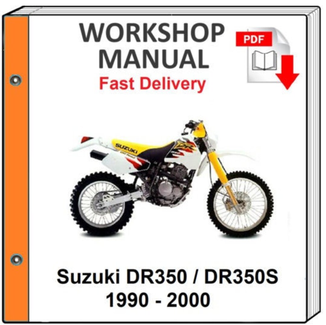 Suzuki Dr350 Dr350s 1996 1997 1998 1999 2000 Service Repair Shop Manual ...