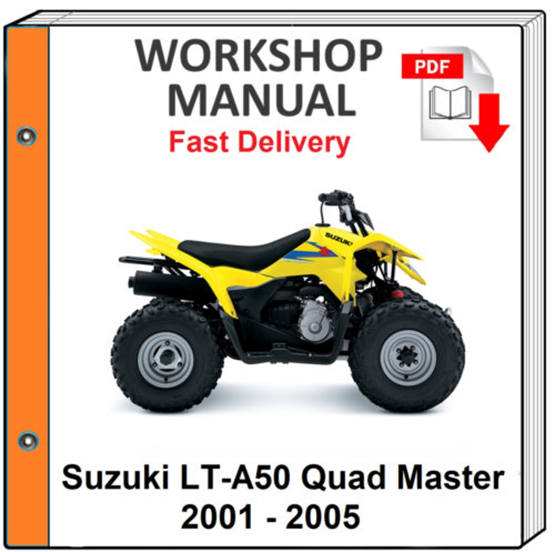 Suzuki Lta50 Quad Master 50 2001 2002 2003 2004 2005 Manual Taller ...