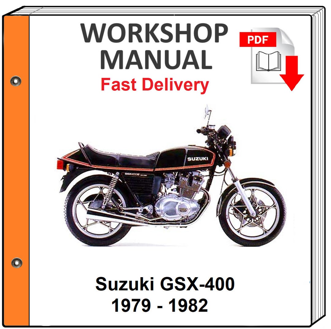 Suzuki Gsx400 Gsx 400 1979 1980 1981 1982 Service Repair Shop Manual - Etsy