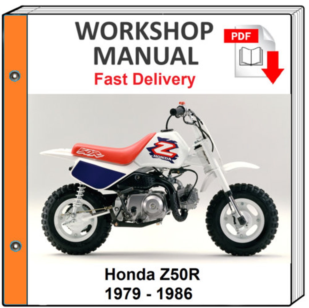 Honda Z50r 1979 1980 1981 1982 1983 1984 1985 1986 Service Repair Shop ...