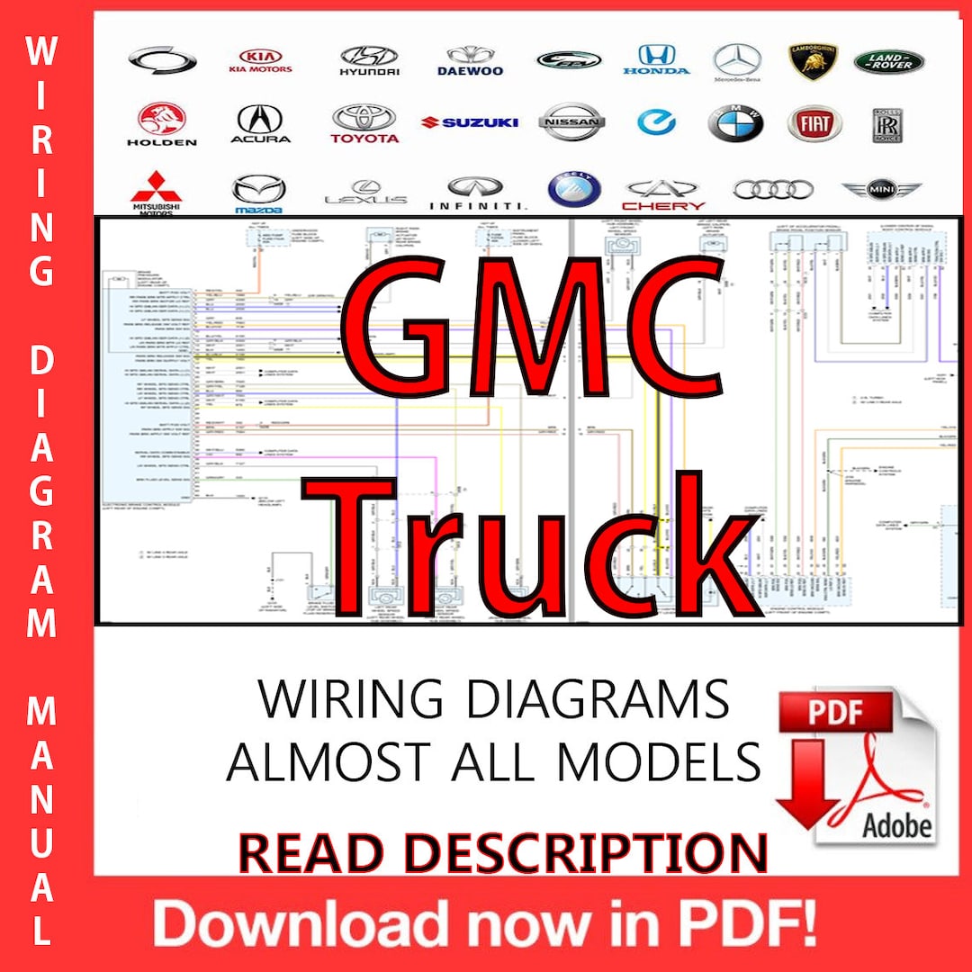 GMC Truck Wiring Diagrams Manual PDF Almost All Models - Etsy