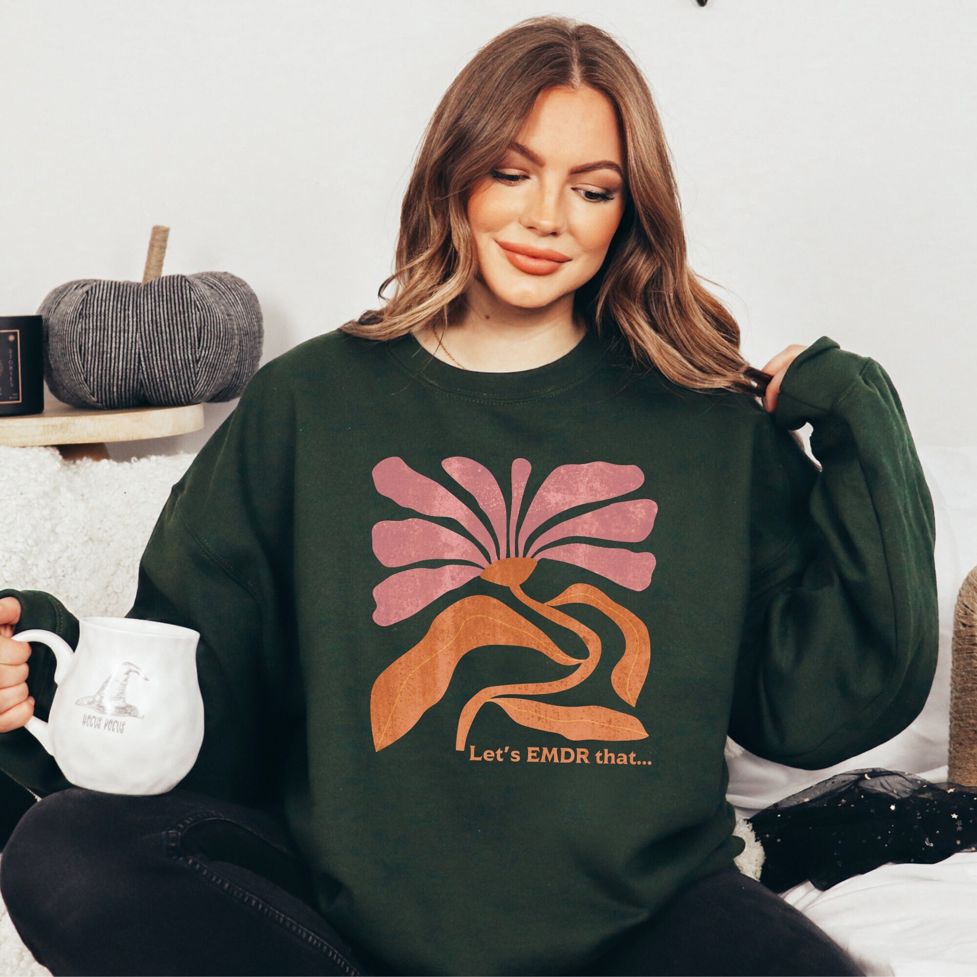 EMDR Shirt EMDR Go With That EMDR Therapist Sweater Emdr Therapist ...