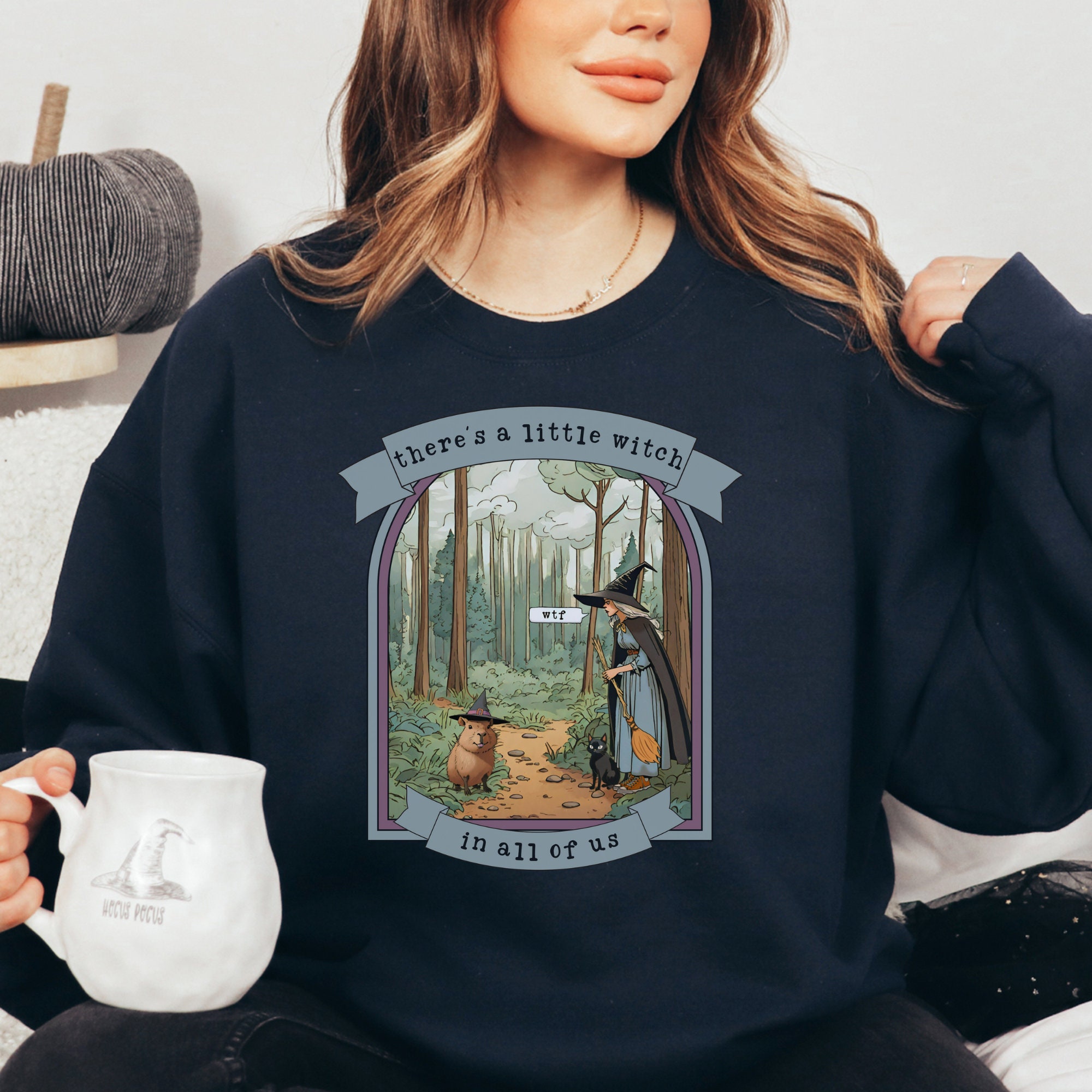 Capybara Shirt Kooky Spooky Capybara Sweatshirt Dark Coquette - Etsy