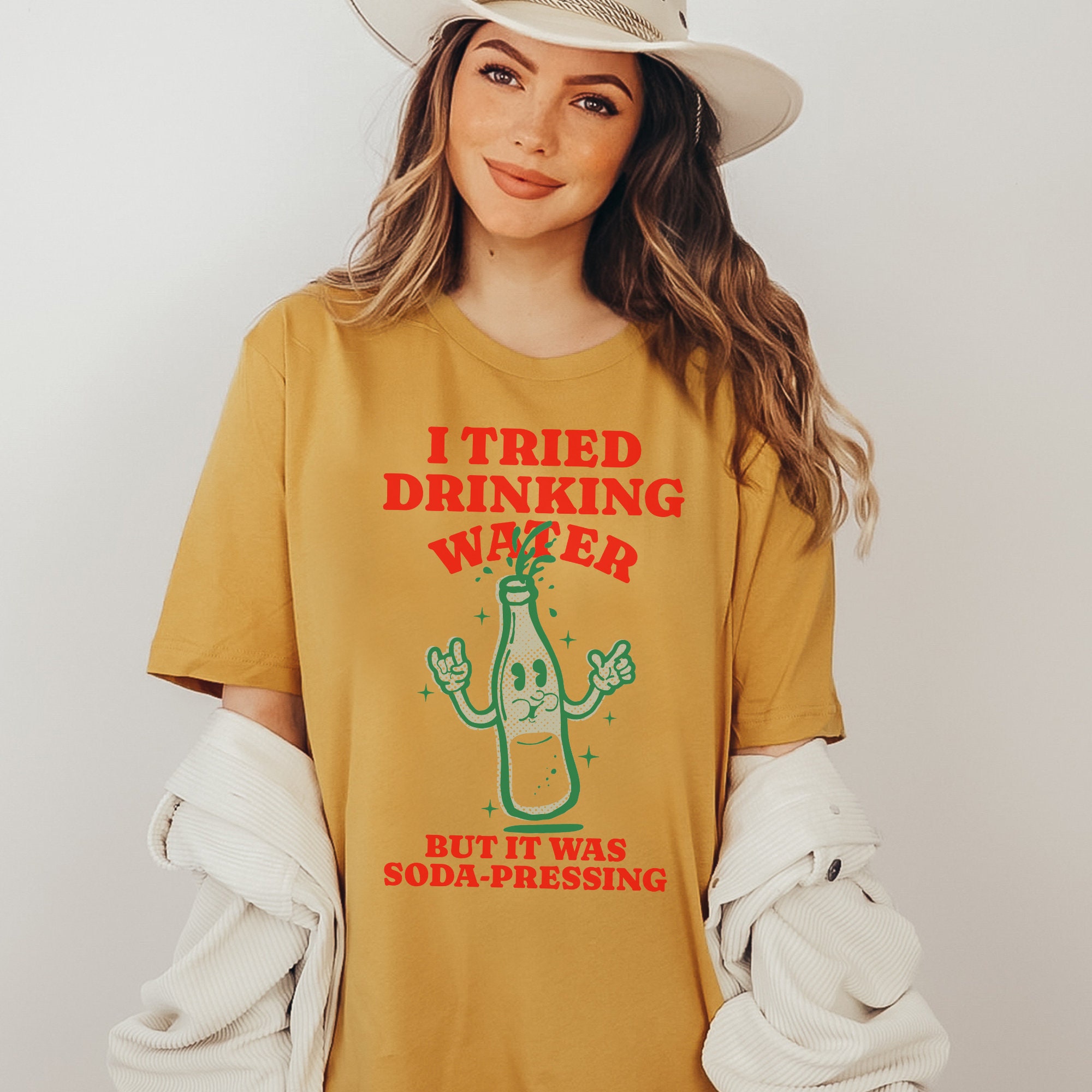 Funny Joke Tee-shirt Friendly Puns Soda Shirt Silly Friend Gifts Pun ...