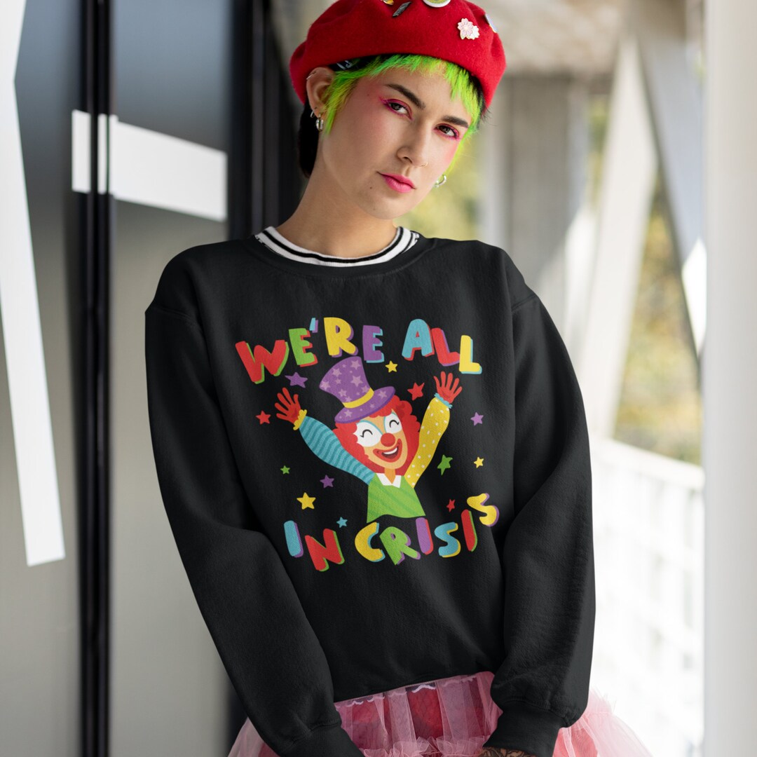 Clowncore Clothes Kidcore Clothes Existential Crisis Shirt Clowncore ...