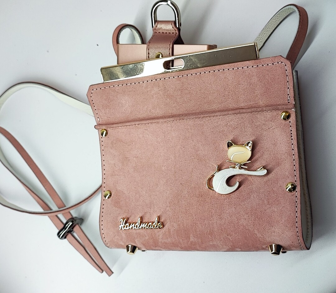 Handbag for Your Z Flip Folding Cell Phone Genuine Leather - Etsy