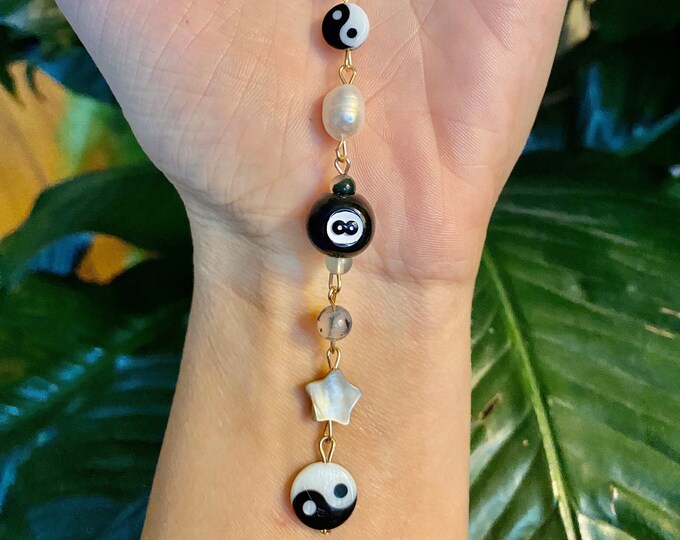Mystic Pearl Car Charm - Car Accessory - Rearview Mirror Decor - Cute ...