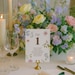 Floral Garden Table Number Seating Plan | Wildflower Wedding Table ...
